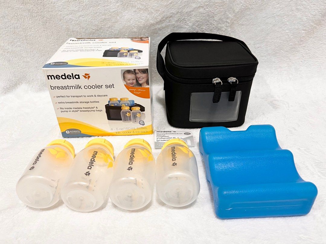 Medela breastmilk cooler transport set, Babies & Kids, Nursing ...