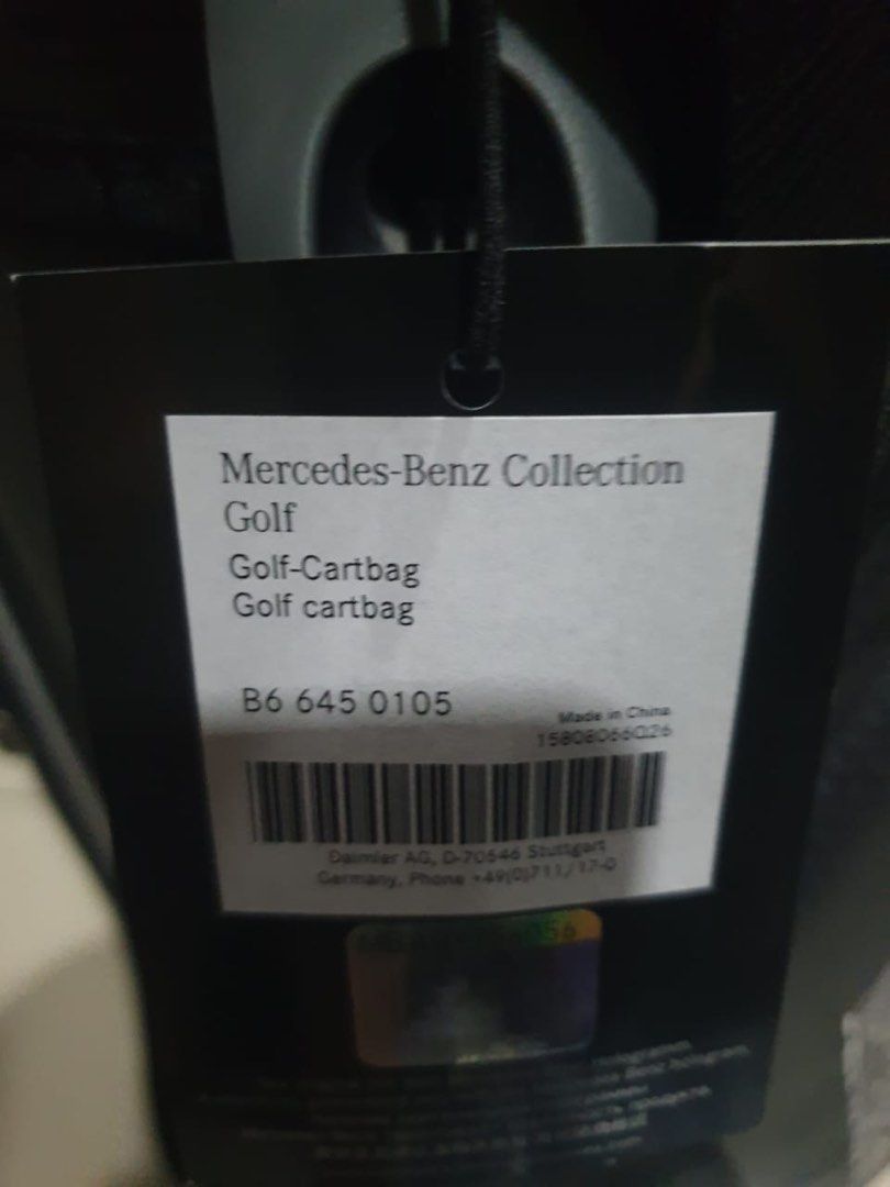 Mercedes Benz golf cart bag, Sports Equipment, Sports & Games, Golf on ...