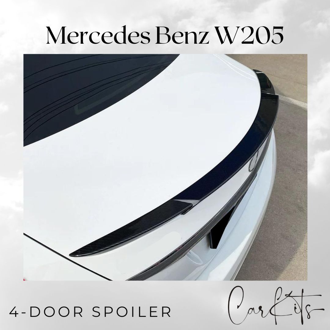 Mercedes Benz W205/C180/C200/C250 Diffuser with Exhaust/Carnards/Front ...