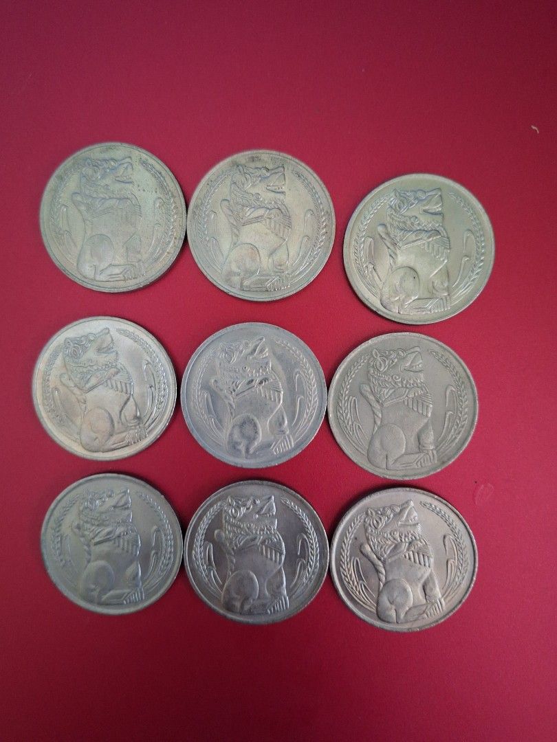 Merlion Coin Set, 1967-1975, Hobbies & Toys, Memorabilia & Collectibles ...