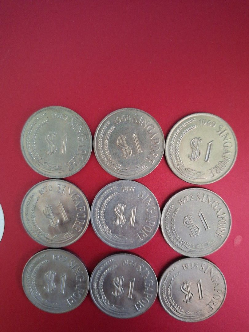 Merlion Coin Set, 1967-1975, Hobbies & Toys, Memorabilia & Collectibles ...