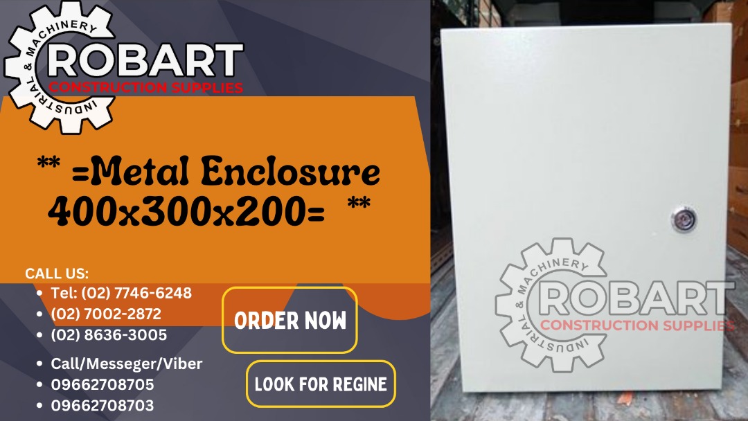 Metal Enclosure 400x300x200 ., Commercial & Industrial, Construction ...