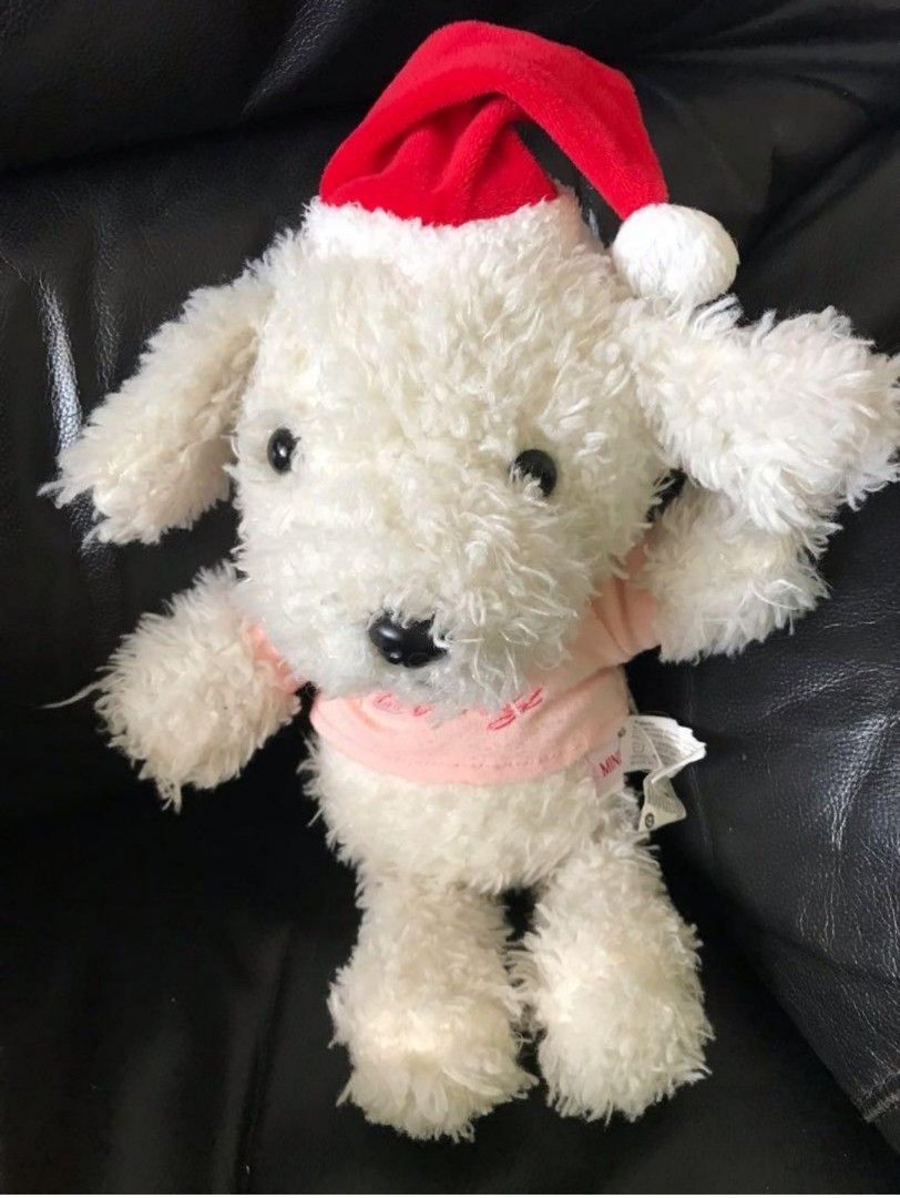 Miniso Christmas Dog Plushie Soft Toy, Hobbies & Toys, Toys & Games on ...