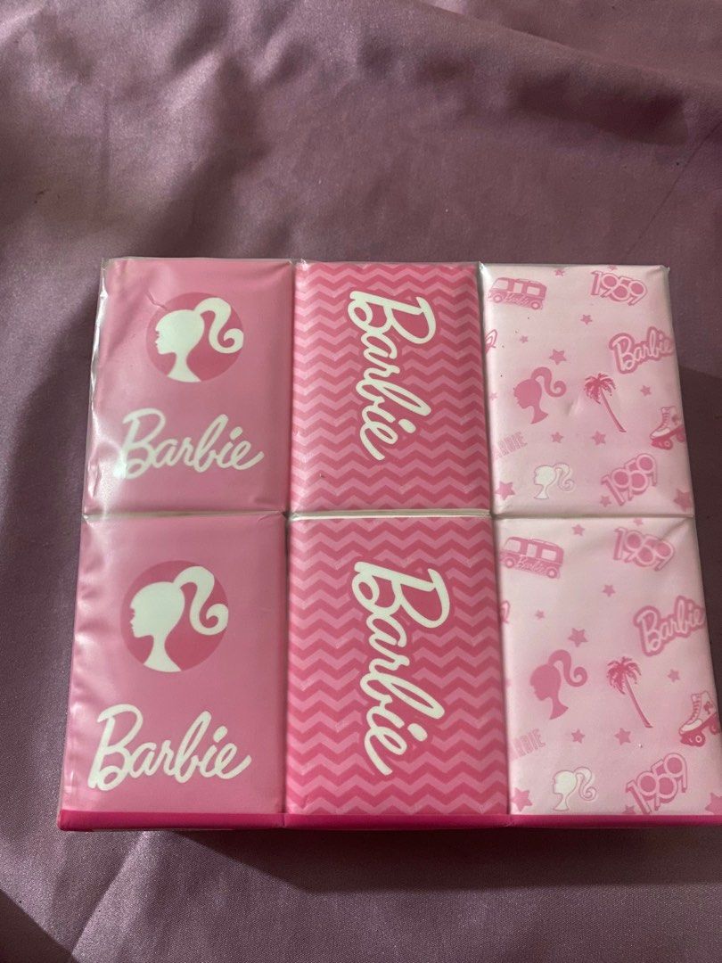 Miniso x Barbie Scented Tissues, Beauty & Personal Care, Sanitary ...
