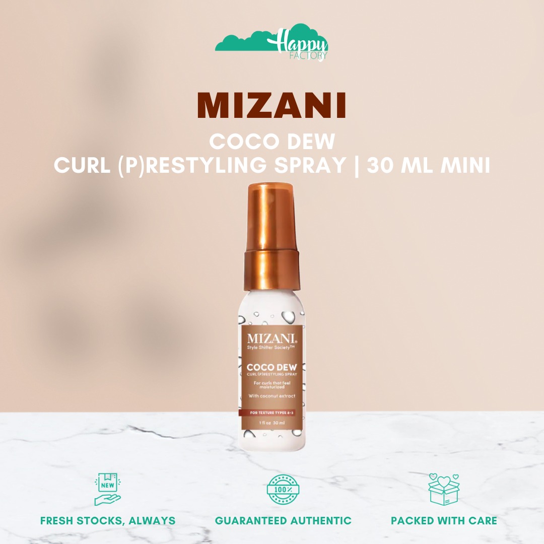 MIZANI Coco Dew Curl Defining Refresher Spray 30 ml, Beauty & Personal ...