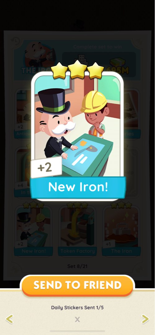 Monopoly Go ! New Iron !, Video Gaming, Gaming Accessories, In-Game ...