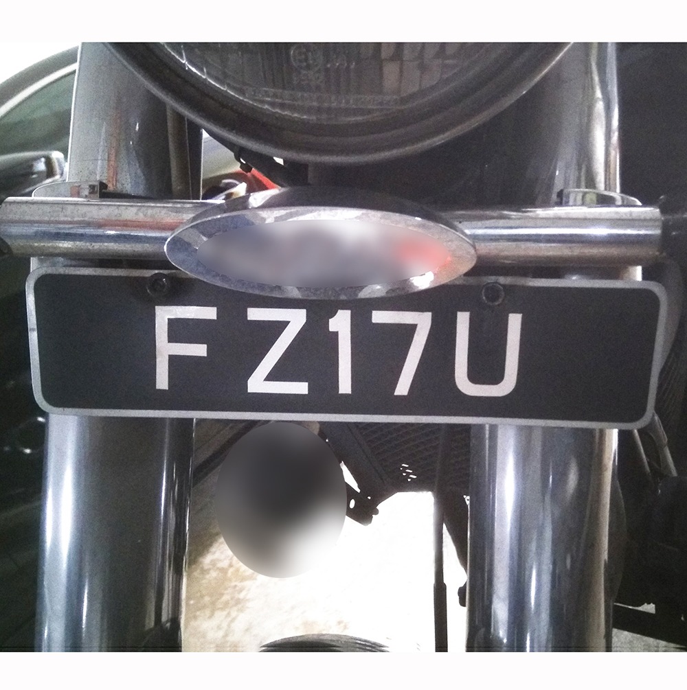 Motorcycle Licence Number Plate (Ducati, BMW, Harley, Honda, Yamaha ...