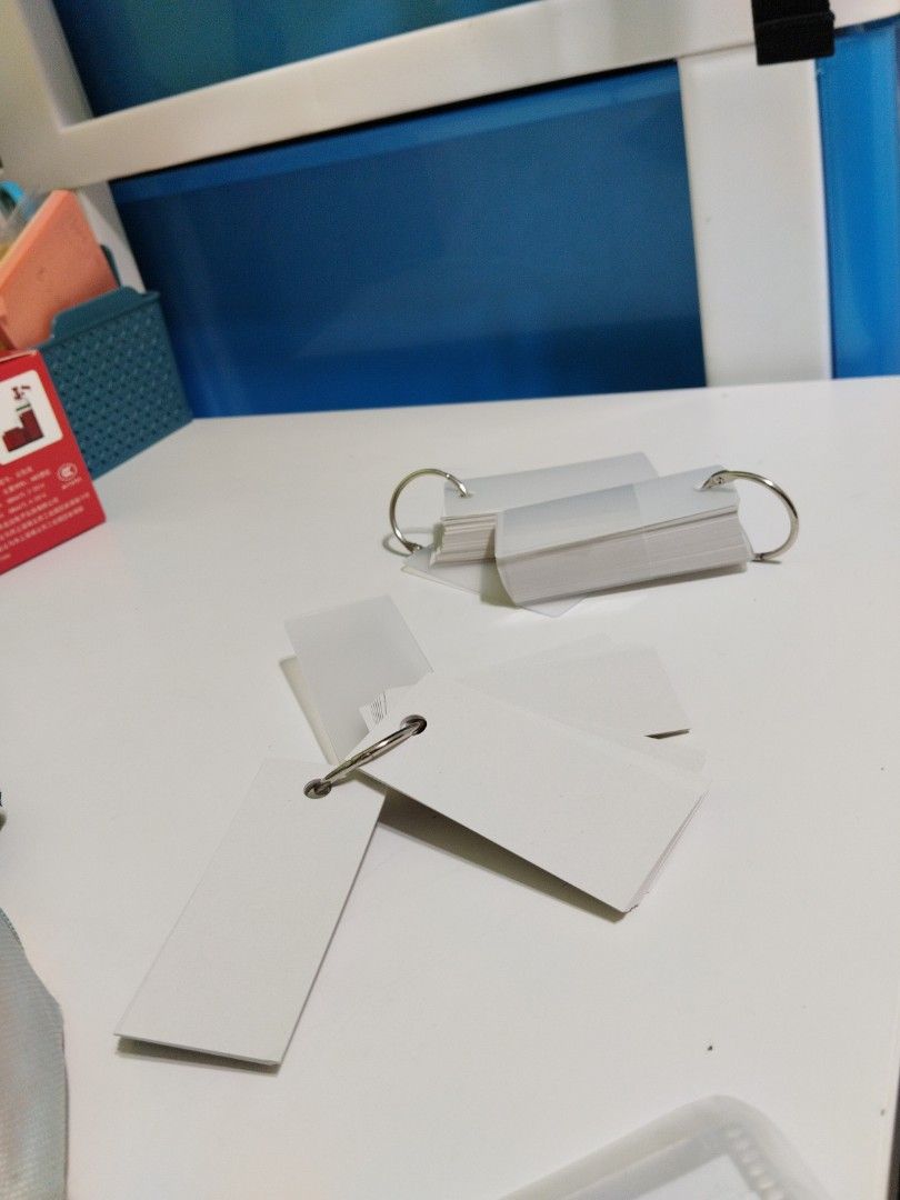 Muji Flash cards, Hobbies & Toys, Stationery & Craft, Other Stationery ...