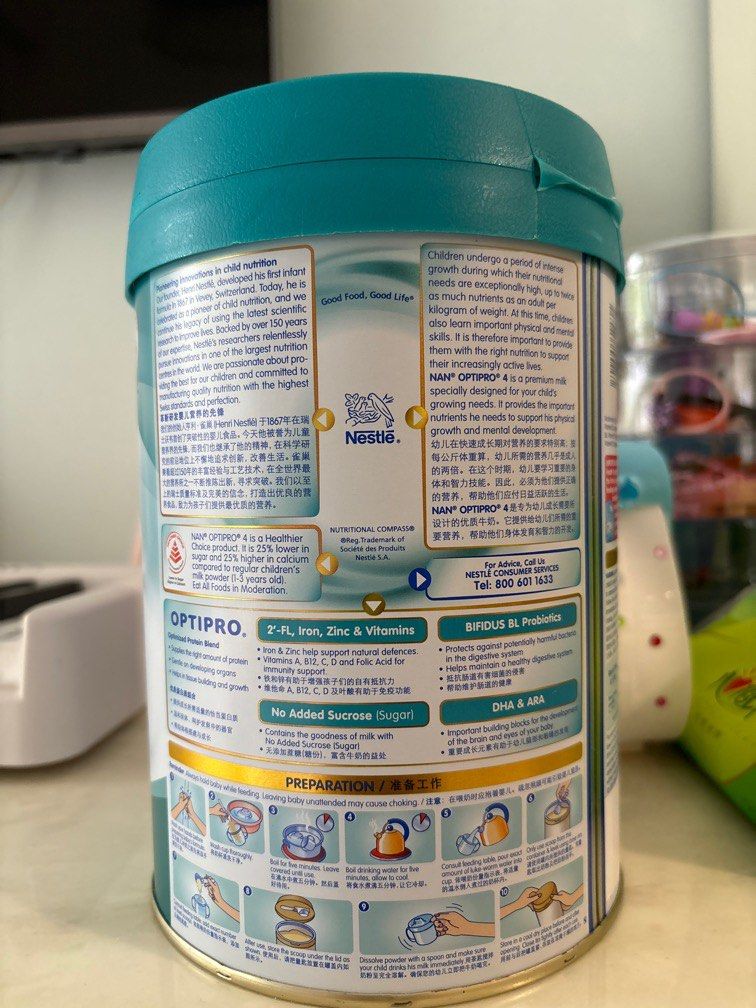 Nestle optipro milk powder stage 4 850g after 2 years old toddler milk ...