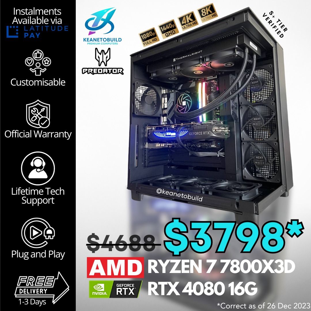 [NEW YEAR PROMO, FREEBIES & FREE DELIVERY] CUSTOM GAMING PC DESKTOP ...