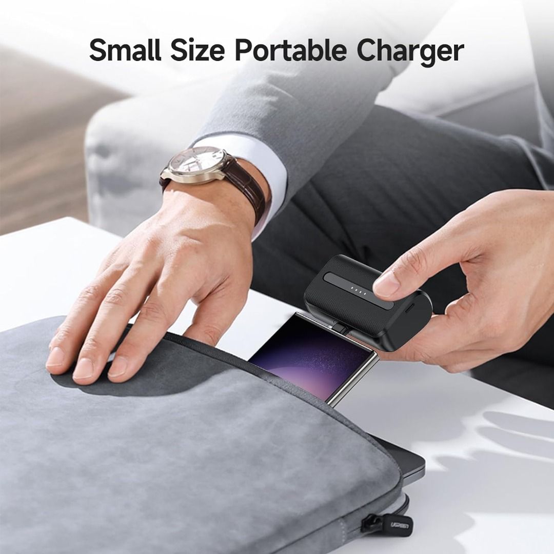 NEWDERY USB C / Lightning Portable Charger 6600mAh,Small Power Bank ...