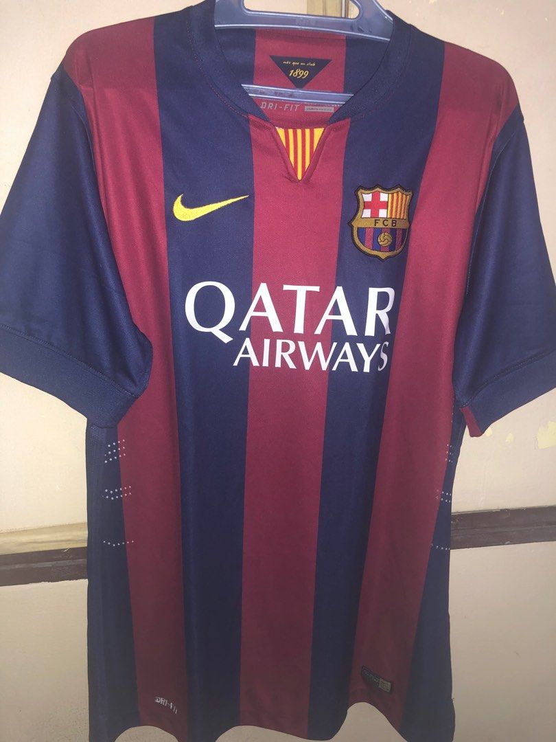 Nike FC Barcelona 2015 Home Kit, Men's Fashion, Tops & Sets, Tshirts ...