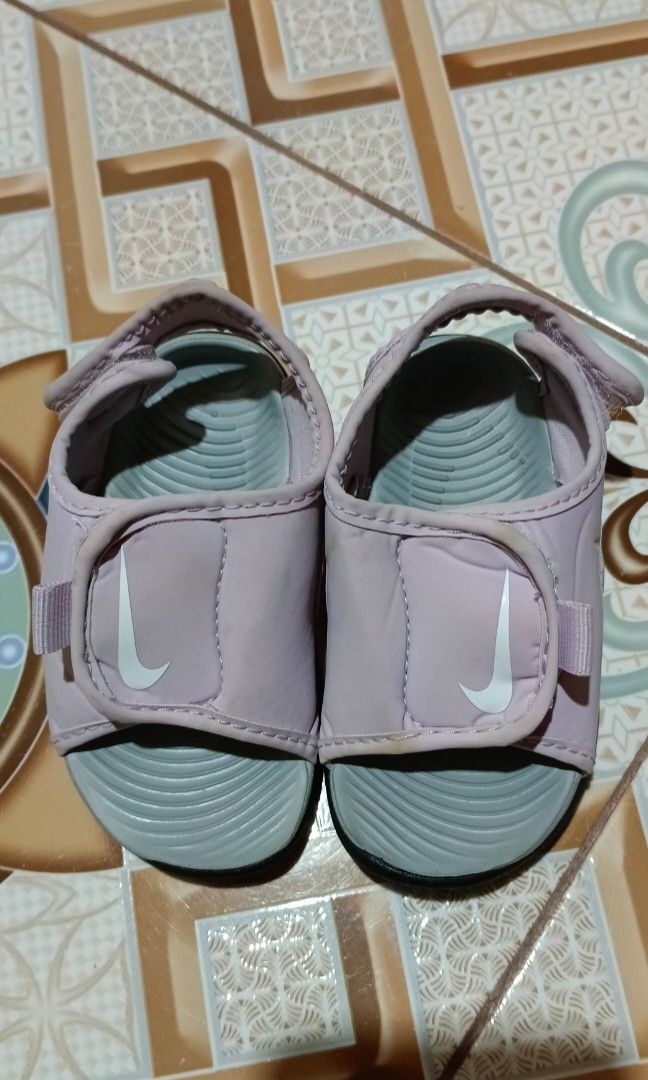 Nike Sunday V2 Sand Lilac, Babies & Kids, Babies & Kids Fashion on ...