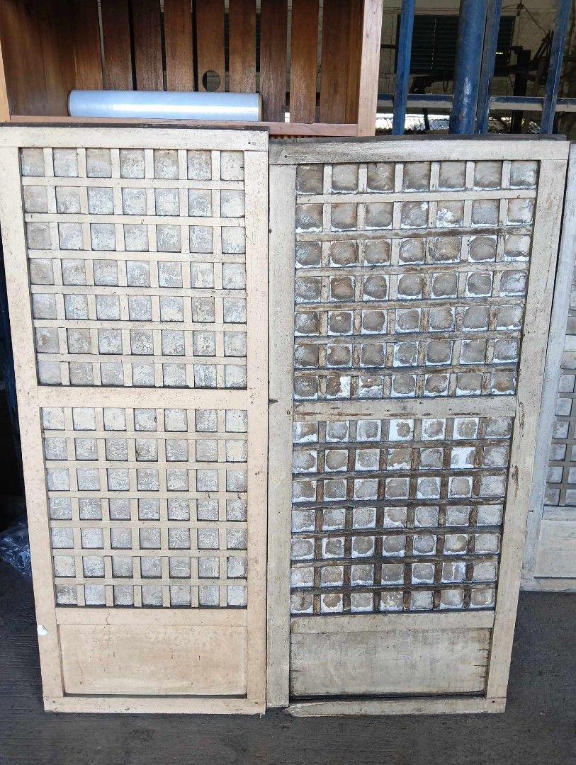 Old Capiz Windows, Furniture & Home Living, Furniture, Other Home ...