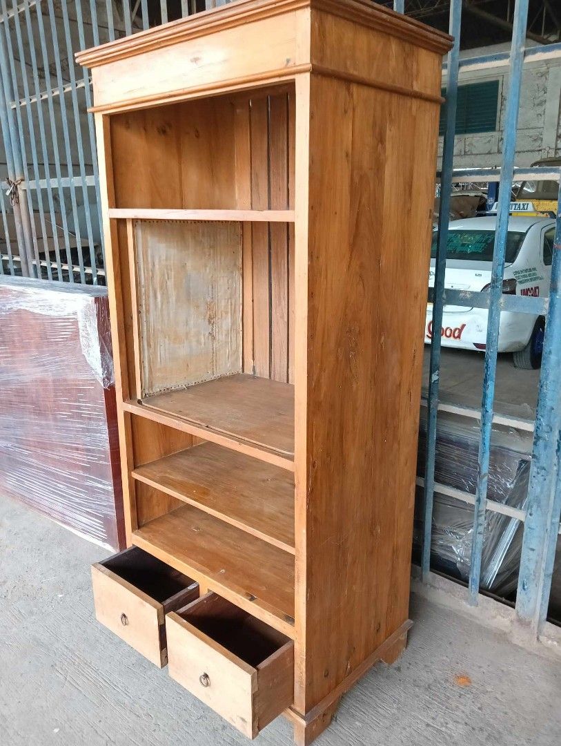 Old Entertainment Stand/Display Cabinet, Furniture & Home Living ...