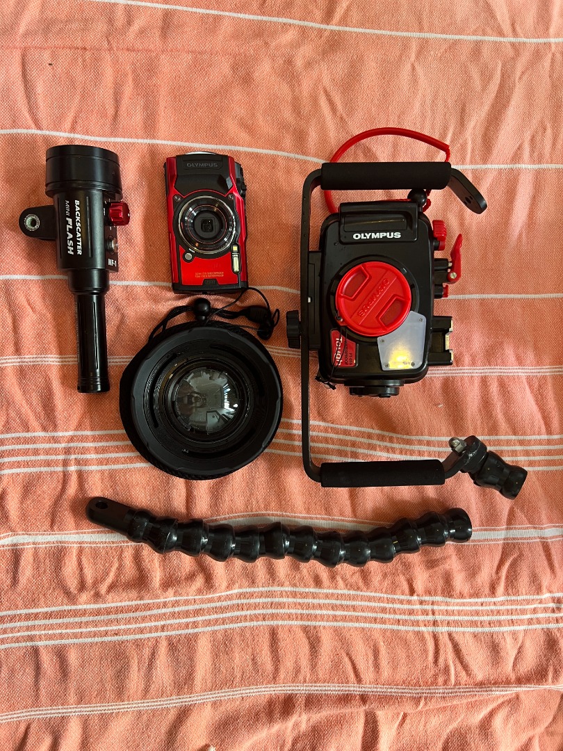 Olympus TG6 Full Underwater Kit, Photography, Cameras on Carousell