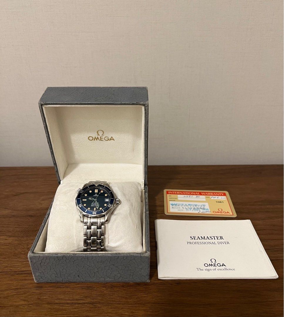 Omega Seamaster (Full set), Luxury, Watches on Carousell