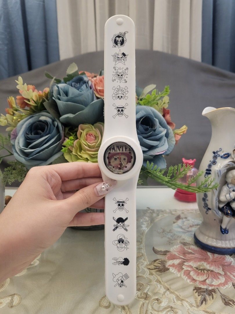One Piece Chopper White Slap Watch, Men's Fashion, Watches ...
