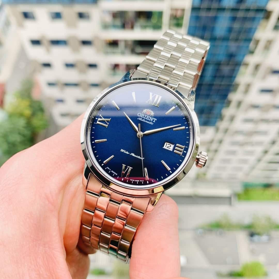 Orient RA-AC0F09L10B Symphony IV Blue Automatic Stainless Steel ...