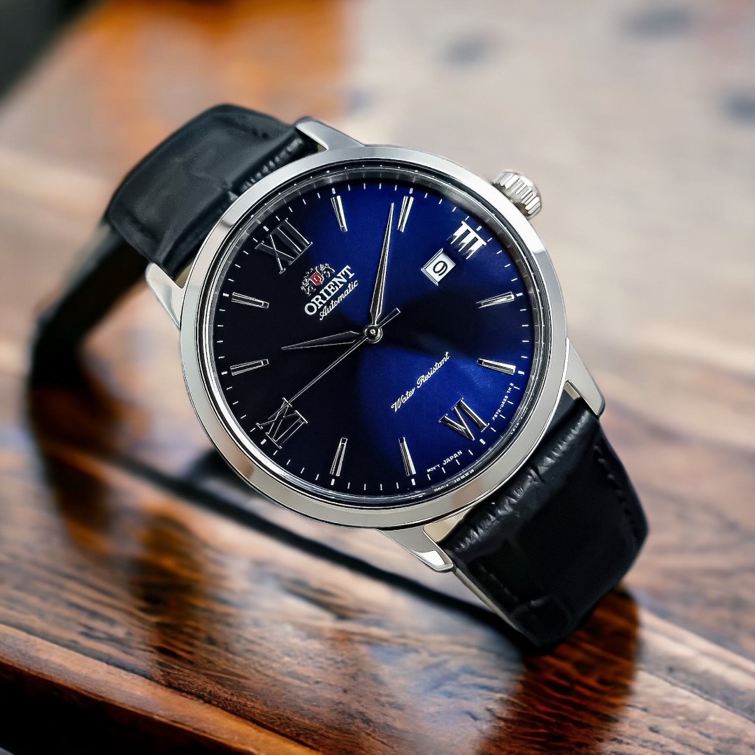 Orient RA-AC0F11L10B Symphony IV Mechanical Contemporary Automatic Blue ...