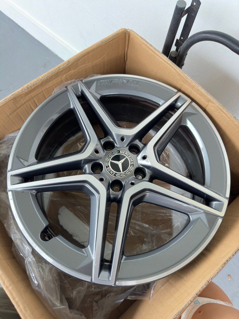 Original 19” AMG Rims, Car Accessories, Tyres & Rims on Carousell
