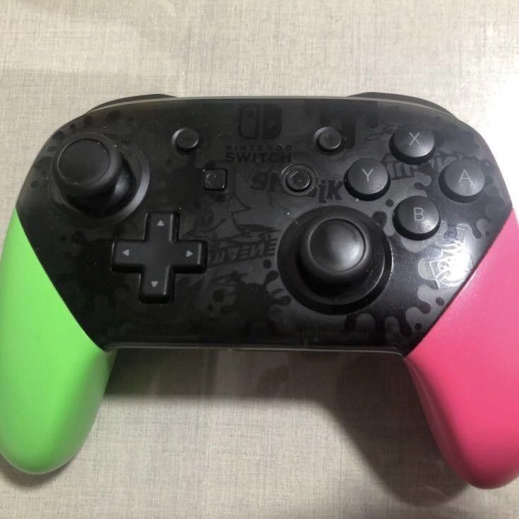 Original Nintendo switch pro controller splatoon edition, Video Gaming ...