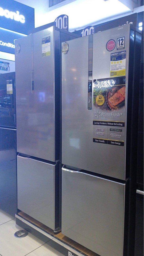 PANASONIC BOTTOM FREEZER INVERTER REFRIGERATOR, TV & Home Appliances ...