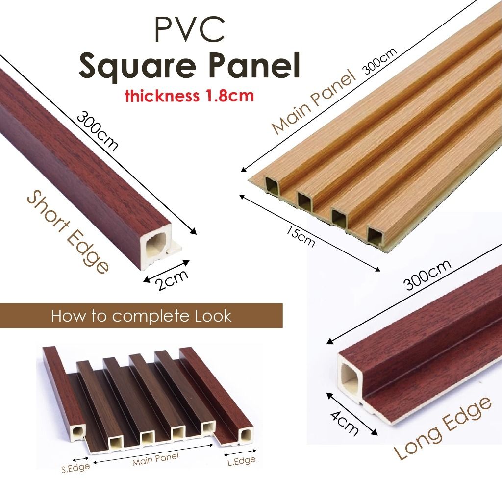 Partition panel pvc panel home decor wall partition fluted wall panel ...