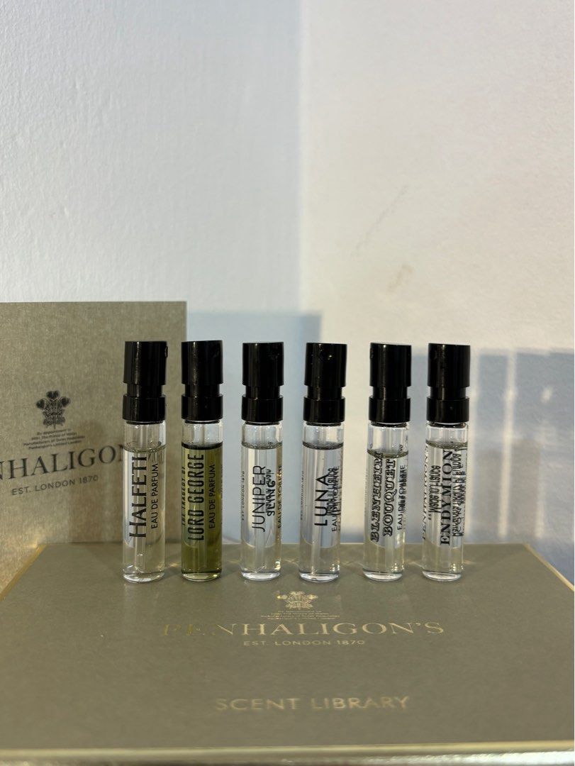 Penhaligon’s Perfume scent library vials / mini samples (Halfeti , Lord ...