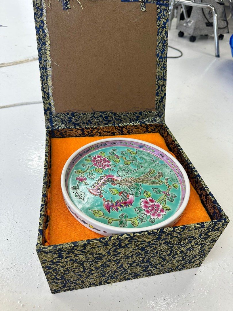 Peranakan Tea Set, Furniture & Home Living, Kitchenware & Tableware ...