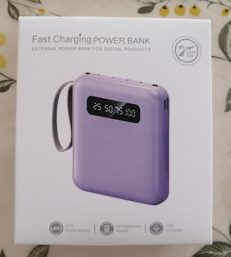 Pink Portable Power Bank 20000mAh, Mobile Phones & Gadgets, Mobile ...