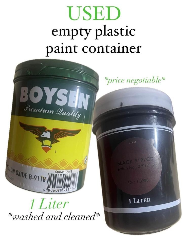 Plastic Paint Container (EMPTY), Hobbies & Toys, Stationary & Craft ...