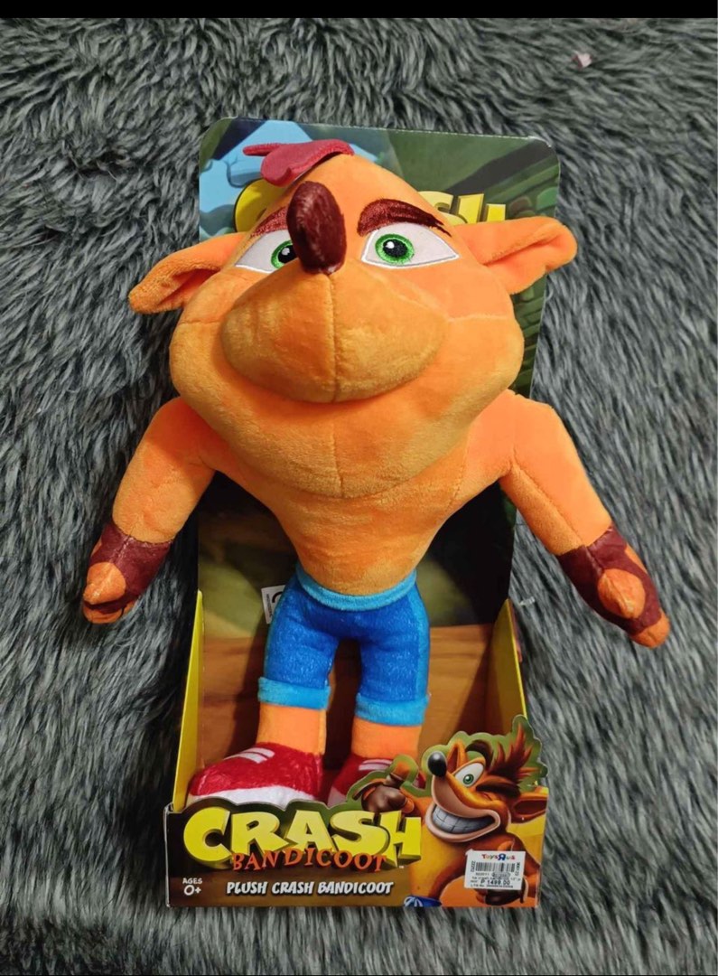 Plush Crash Bandicot, Hobbies & Toys, Toys & Games on Carousell