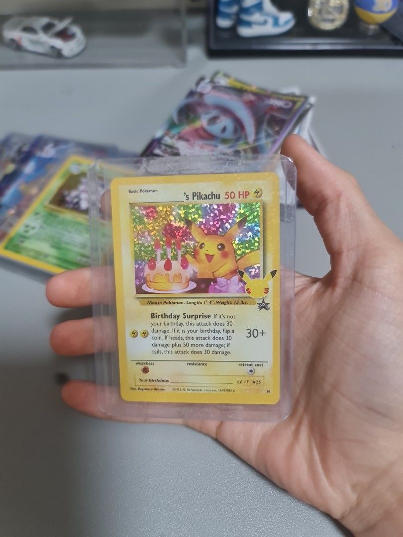 Pokemon Pikachu birthday Card, Hobbies & Toys, Memorabilia ...