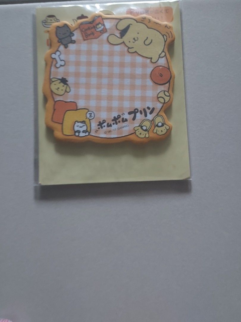 Pom pom purin notepad,post it,notes(office), Hobbies & Toys, Stationery ...