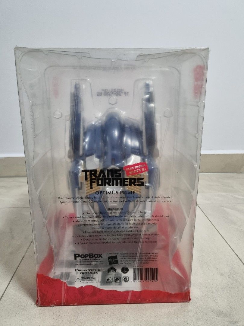 Popbox Collectible Transformers Optimus Prime Bust, Hobbies & Toys ...