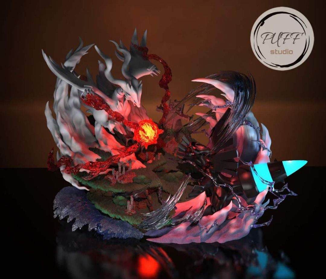 【PRE-ORDER】Puff Studio - Pokemon Series 001 - Zekrom vs Reshiram Resin ...