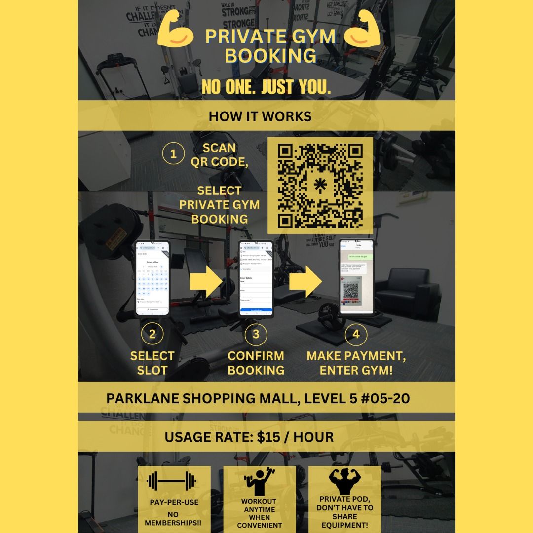 Private Gym booking near Dhoby Ghaut - no memberships, pay per use ...