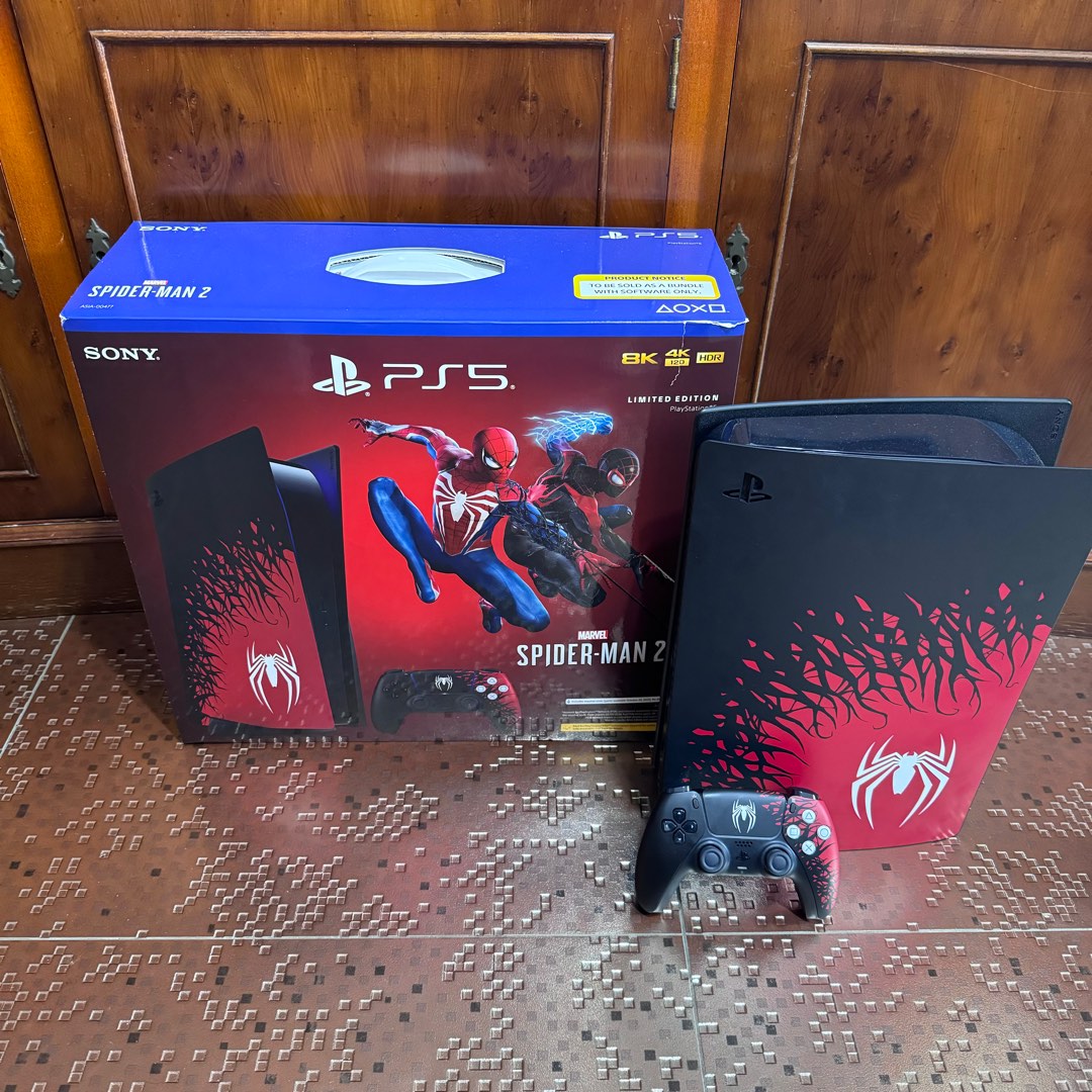 Ps5 Disc Spider-Man 2 limited edition, Video Gaming, Video Game ...