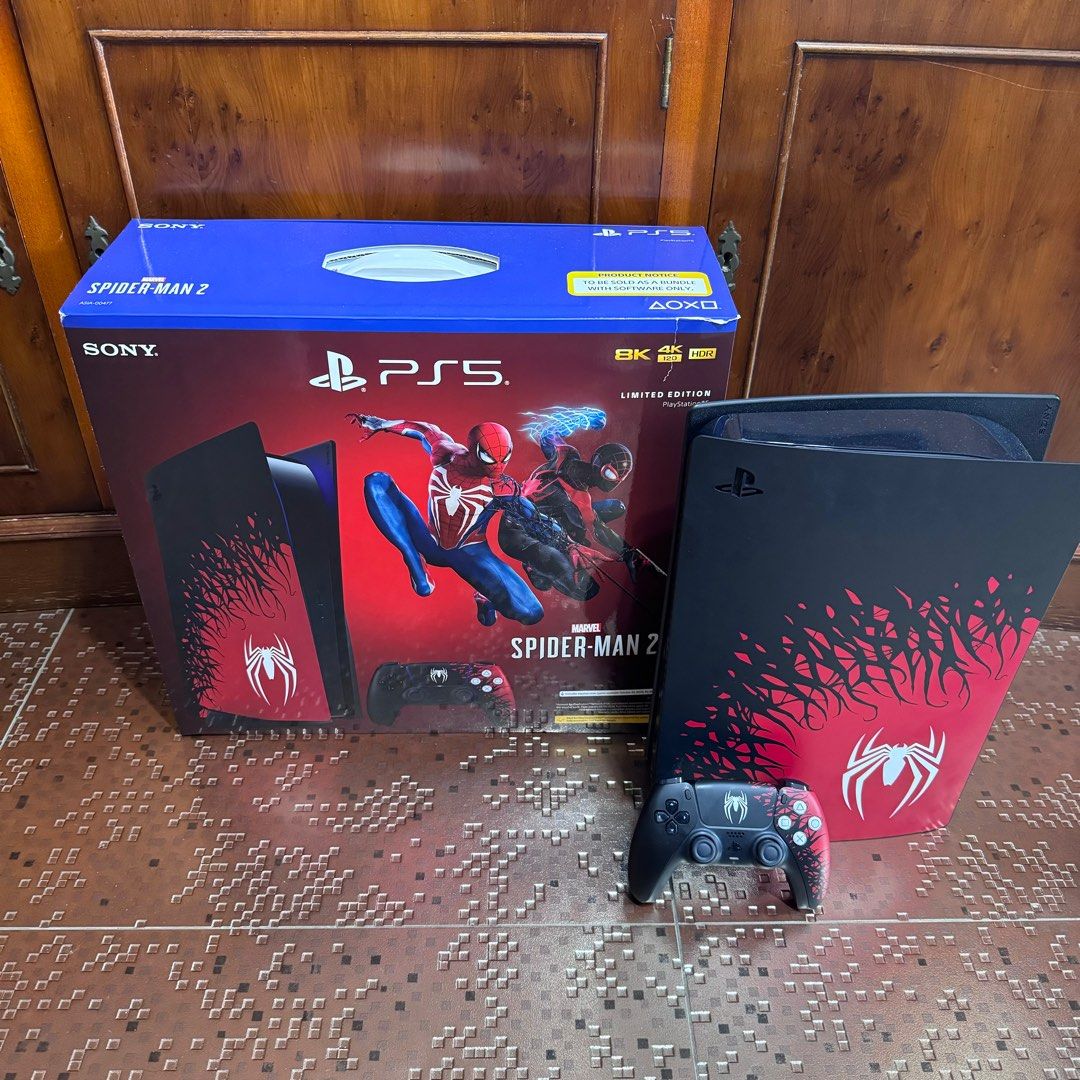 Ps5 Disc Spider-Man 2 limited edition, Video Gaming, Video Game ...