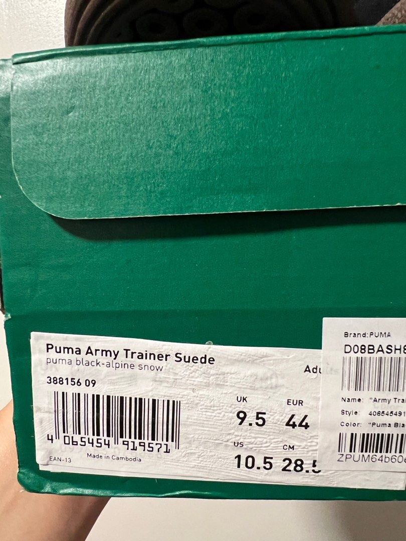 Puma Army Trainer Suede, Men's Fashion, Footwear, Sneakers on Carousell
