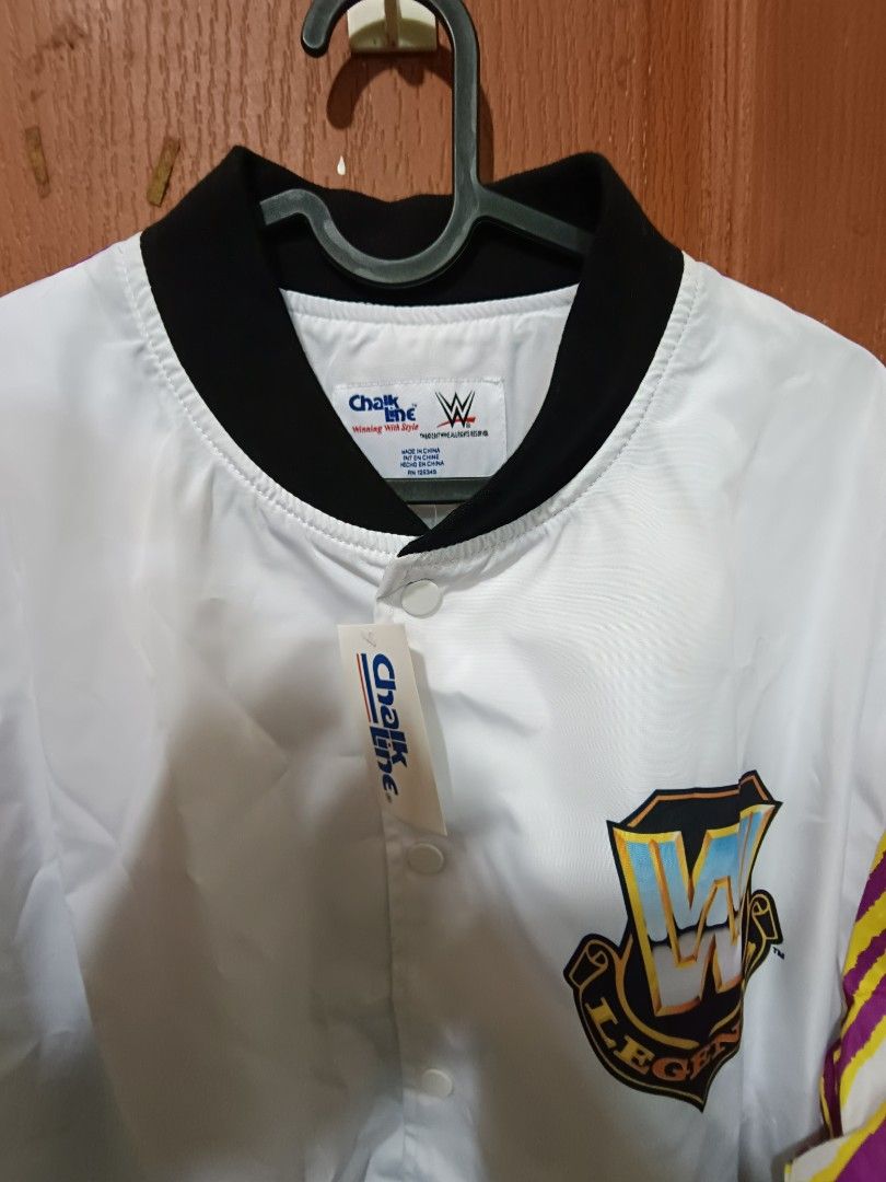 Rare Razor Ramon WWE/WWF Chalk line Jacket, Men's Fashion, Coats ...