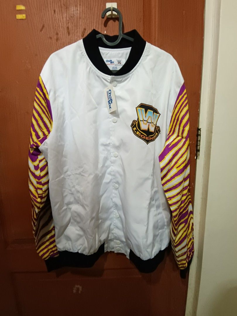 Rare Razor Ramon WWE/WWF Chalk line Jacket, Men's Fashion, Coats ...