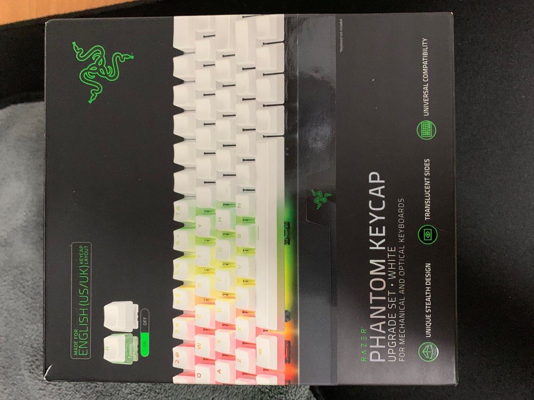 RAZER Blackwidow TE Chroma V2 + Razer Phantom Keycaps, Computers & Tech ...