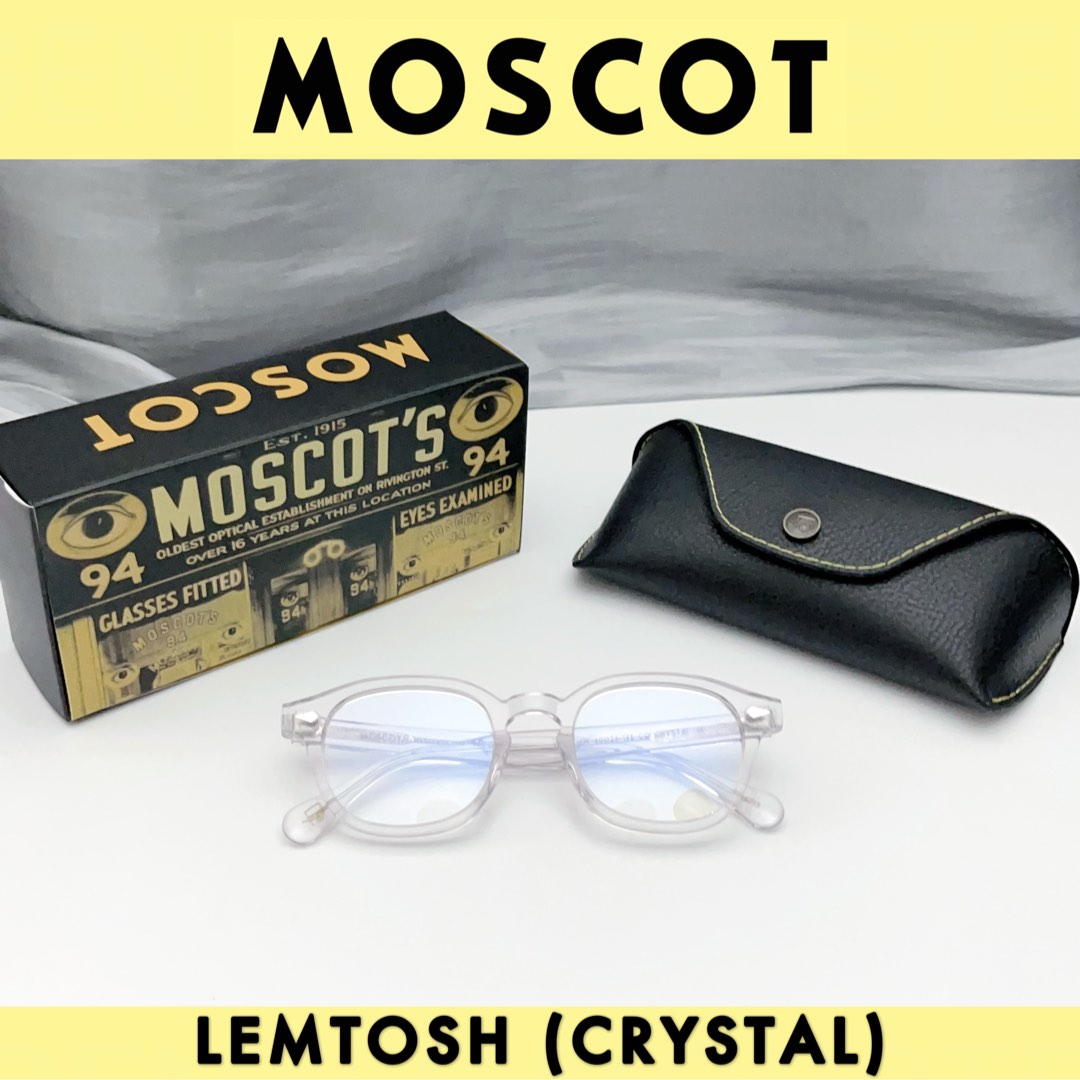 (Ready Stock) Moscot Lemtosh in Crystal | 49-24-145, Men's Fashion ...