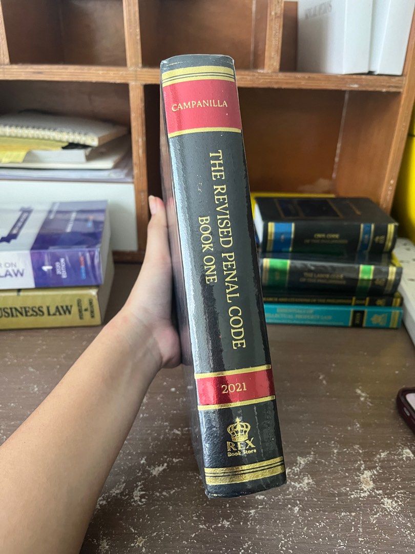 Revised Penal Code Book One by Campanilla, Hobbies & Toys, Books ...