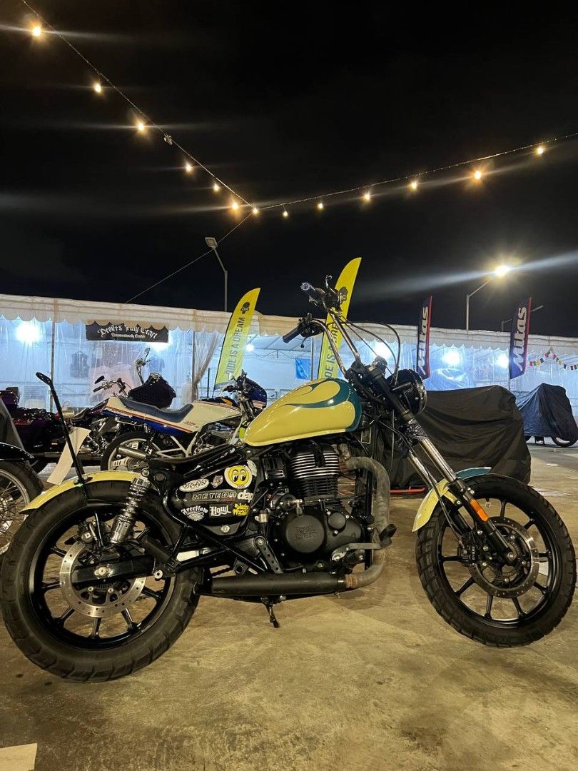 Royal Enfield Meteor 350 Custom Chopper, Motorcycles, Motorcycles for ...