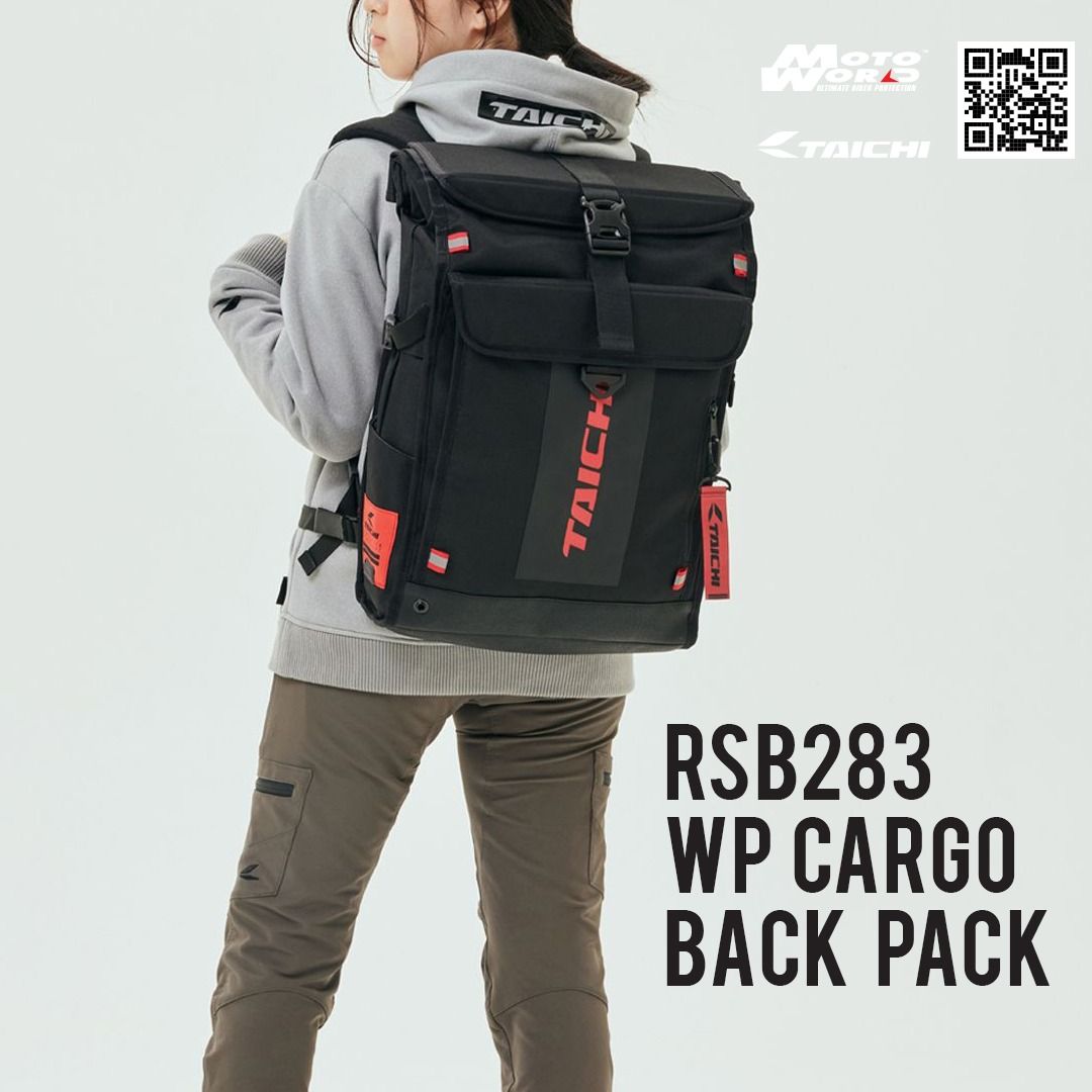 RS Taichi Waterproof Rider Cargo Backpack RSB283 for Motorcycle ...