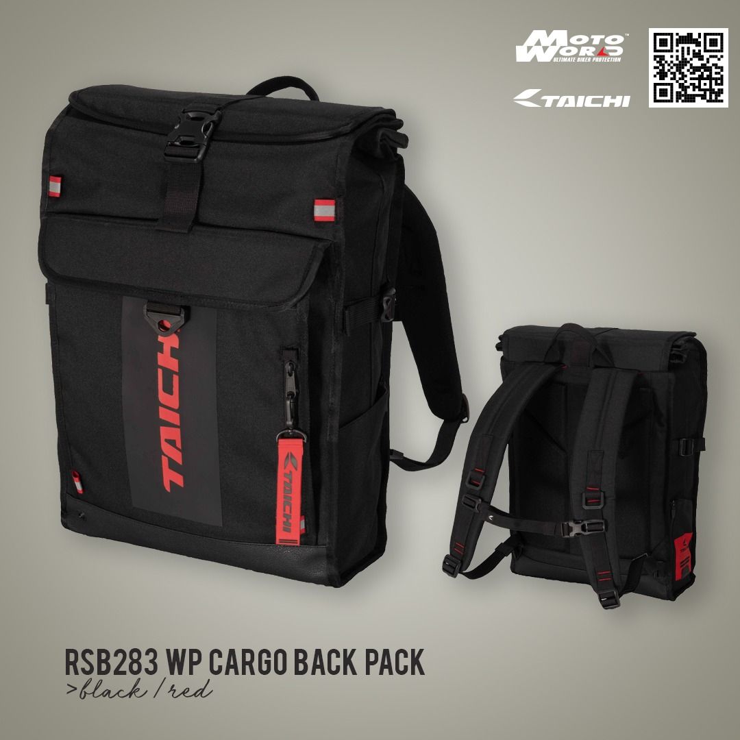 RS Taichi Waterproof Rider Cargo Backpack RSB283 for Motorcycle ...