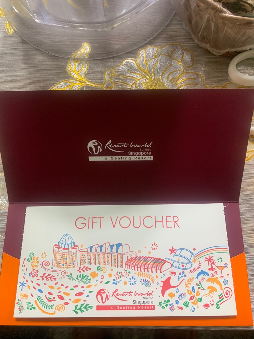 RWS Gift Vouchers $100, Tickets & Vouchers, Vouchers on Carousell